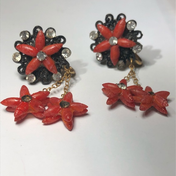 Vintage | Jewelry | Vintage Shell Screw Back Earring | Poshmark